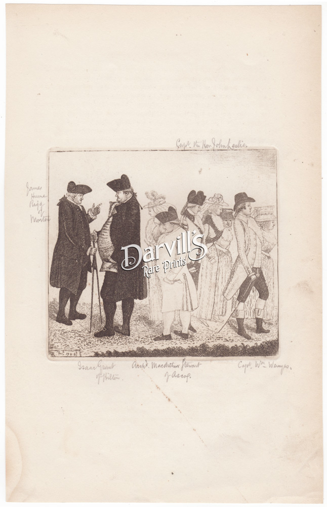 John Kay Scottish military and legal portraits original antique ...